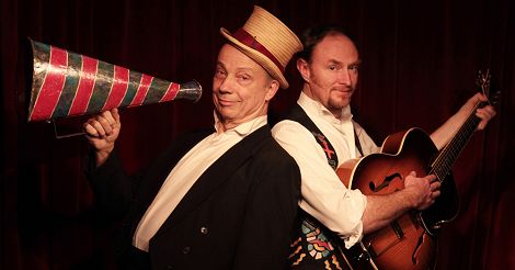 Mic Conway with Robbie Long